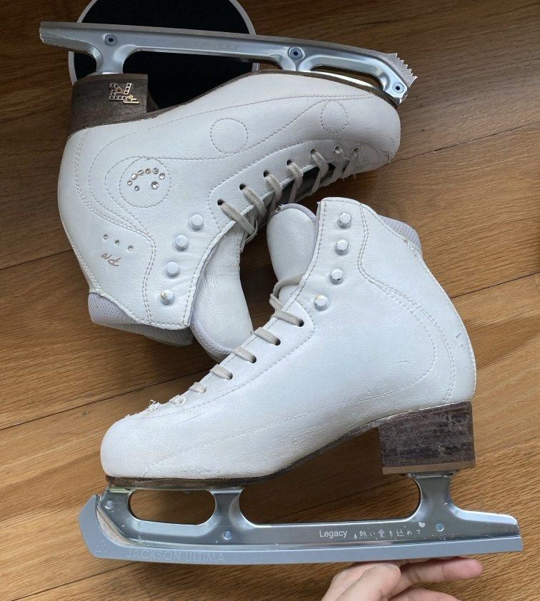 240C Risport Royal Pro Ice Skating Shoe Skates + Jackson Matrix Legacy ...