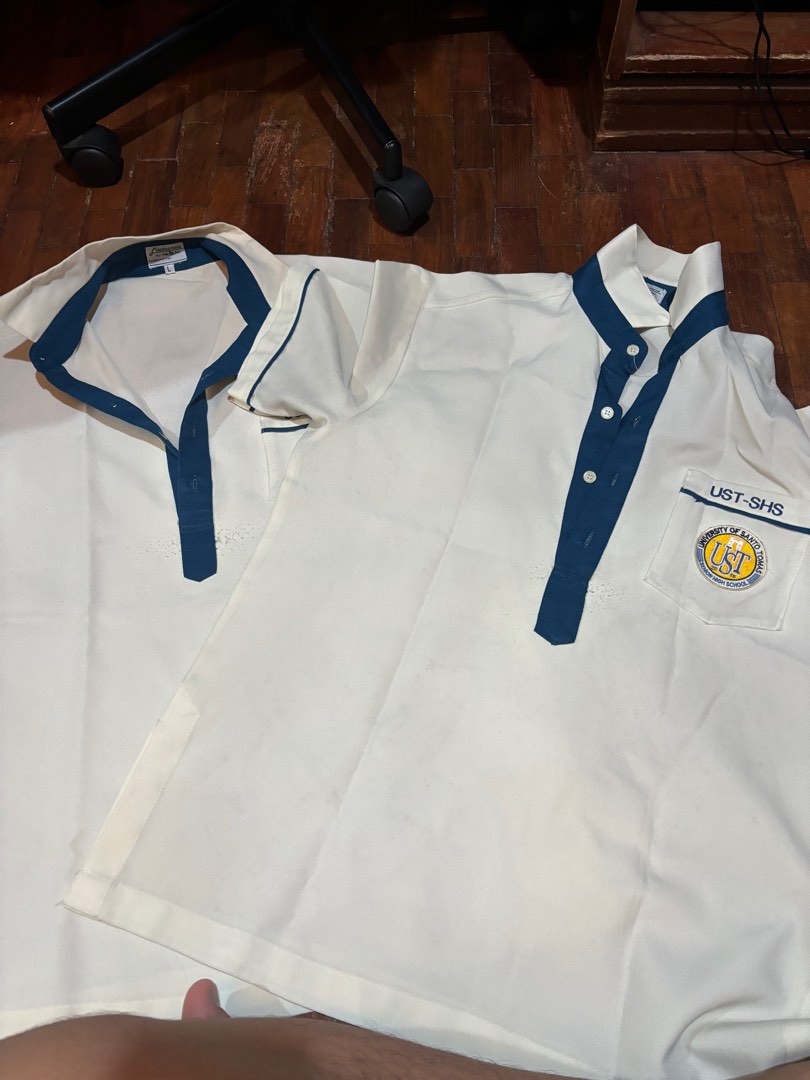 2 UST SHS Polo Uniform Male Large, Men's Fashion, Tops & Sets, Tshirts ...