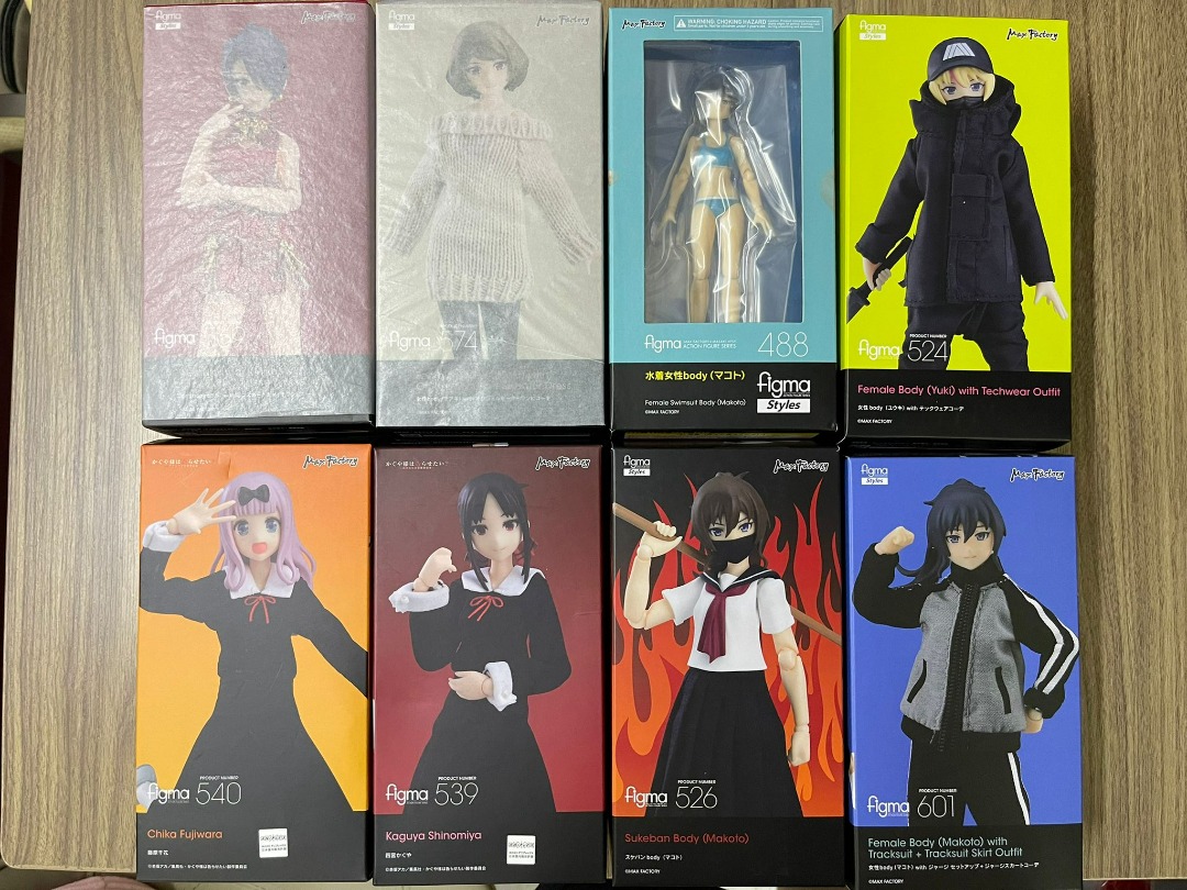[全新未開] Figma 574, 488, 524, 539+540, 526, 601, 569, 興趣及遊戲, 玩具 & 遊戲類 ...