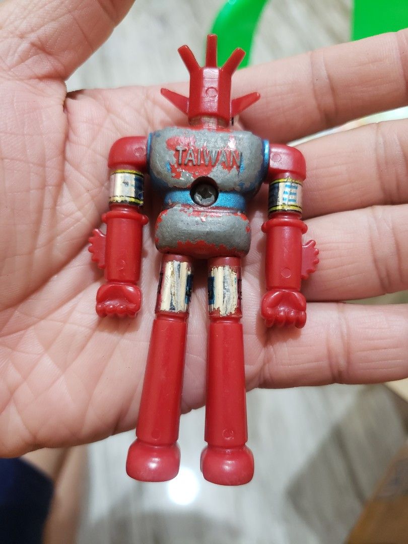 ACTION FIGURE FIGUR SUPERHERO SUPER HERO ROBOT MERAH RED ORIGINAL ASLI ...