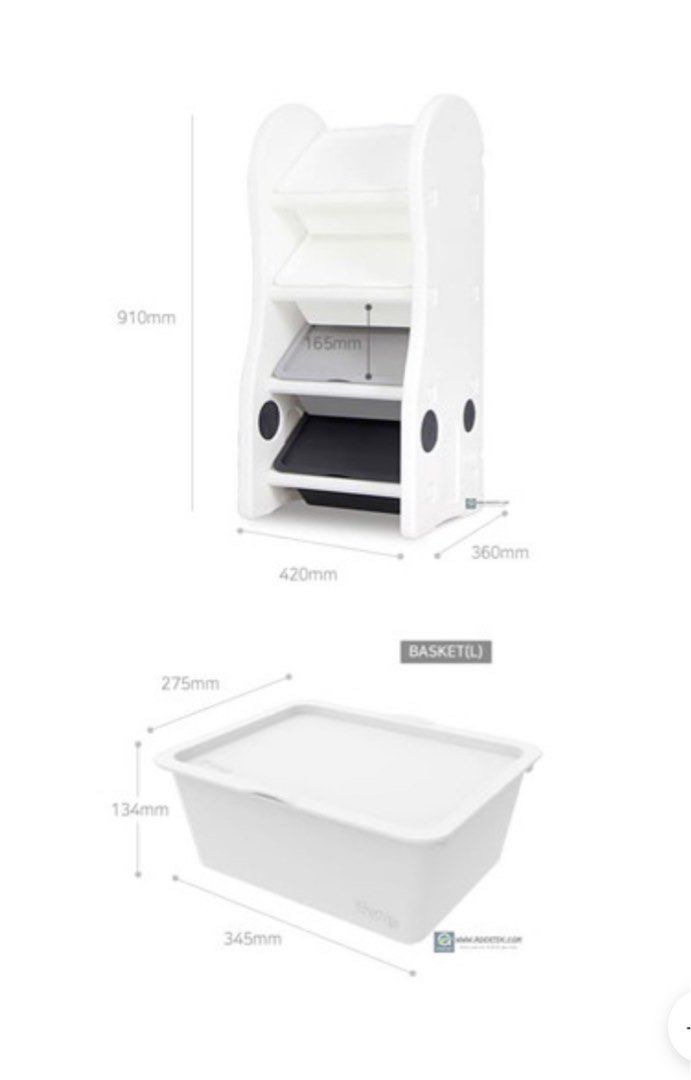 Adertek Ifam Toy Storage Very Solid Smart Compact Storage Organizer ...