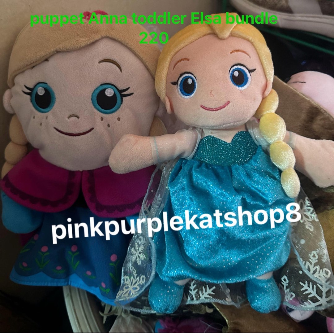 ANNA PUPPET AND ELSA SVEN PLUSHIES, Hobbies & Toys, Toys & Games on ...
