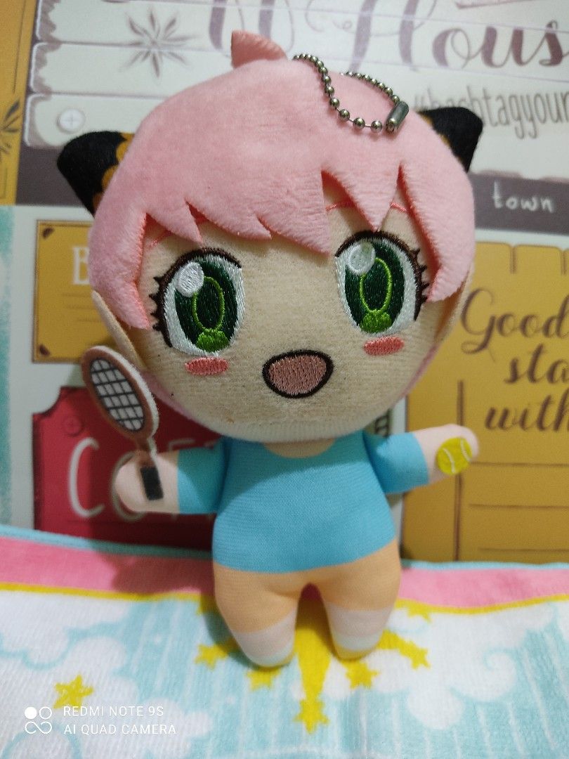 Spy x Family Anya Forger Plush Keychain, Furniture & Home Living, Home ...