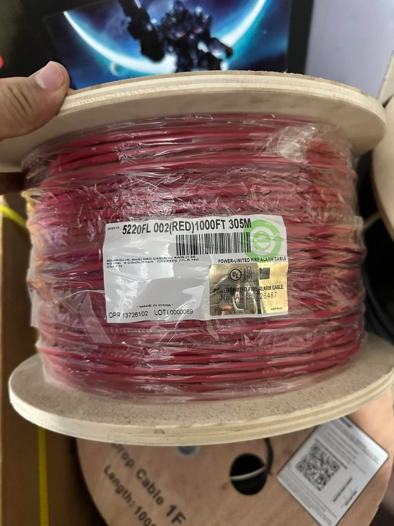 BELDEN FIRE ALARM CABLE ONSTOCK, Computers & Tech, Parts & Accessories ...