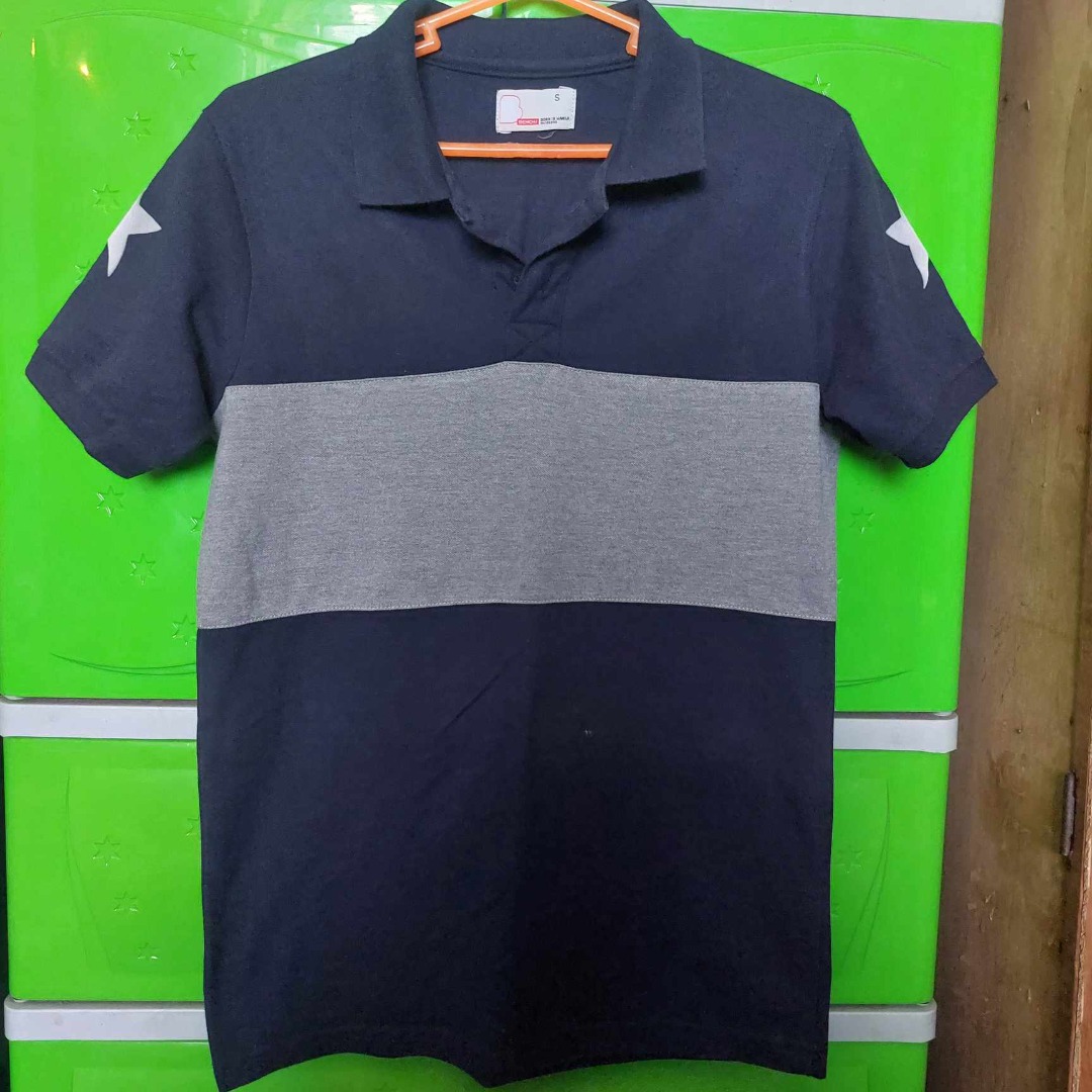 Bench Polo Shirt Mens SMALL (Navy blue, Gray), Men's Fashion, Tops ...