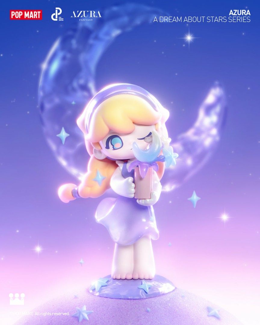 [BRAND NEW! POPMART] POPMART AZURA A DREAM ABOUT STARS SERIES FULL SET ...