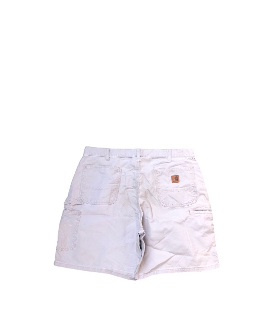 Carhartt "TAN" carpenter jorts, Men's Fashion, Bottoms, Shorts on Carousell