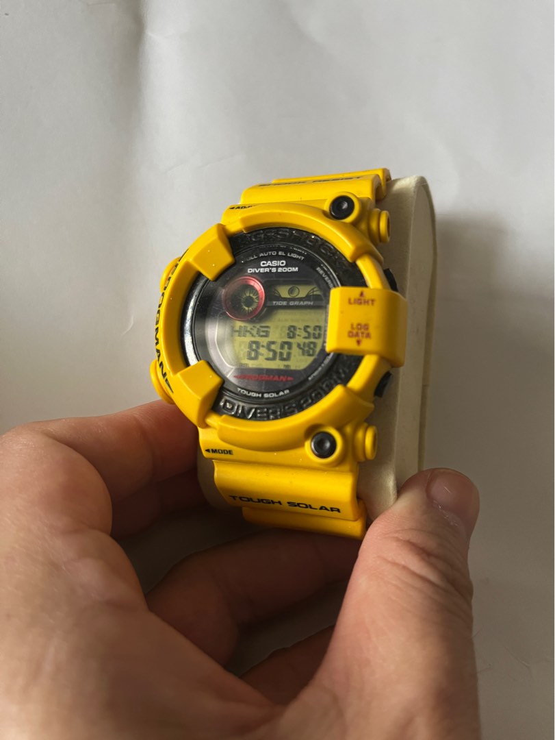 Casio G-SHOCK 30th Anniversary Lightning Yellow Frogman GF-8230E-9, Men ...