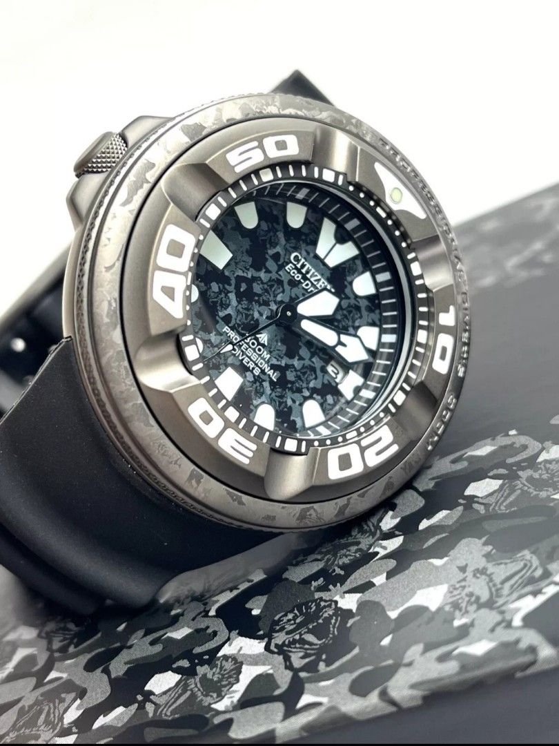 Citizen Promaster Godzilla Watch * BJ8056-01E Black 30ATM Diver, Luxury ...