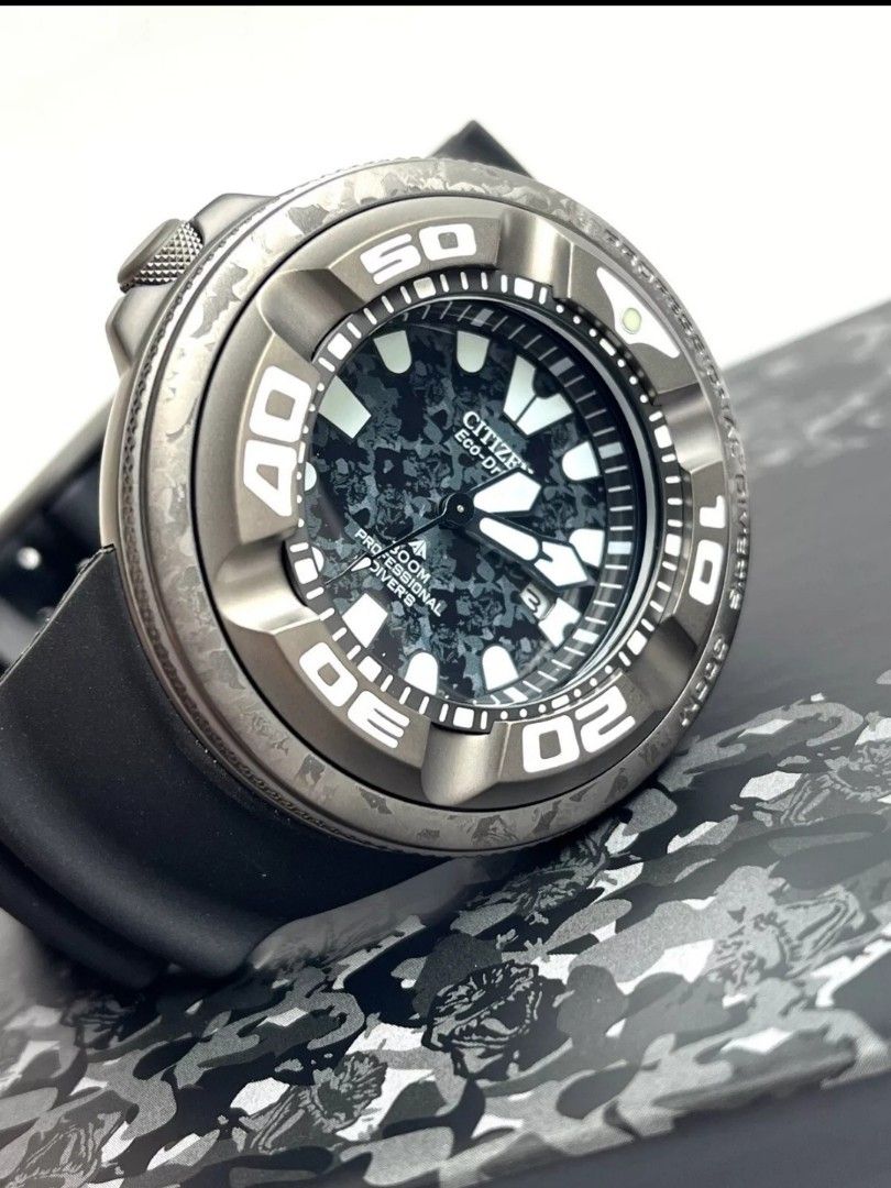 Citizen Promaster Godzilla Watch * BJ8056-01E Black 30ATM Diver, Luxury ...