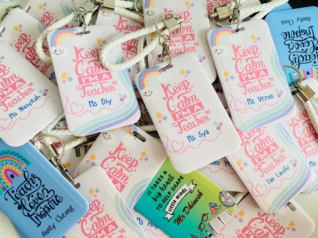 Customised ABS Card Holder for Teachers Day Gift With Name, Hobbies ...