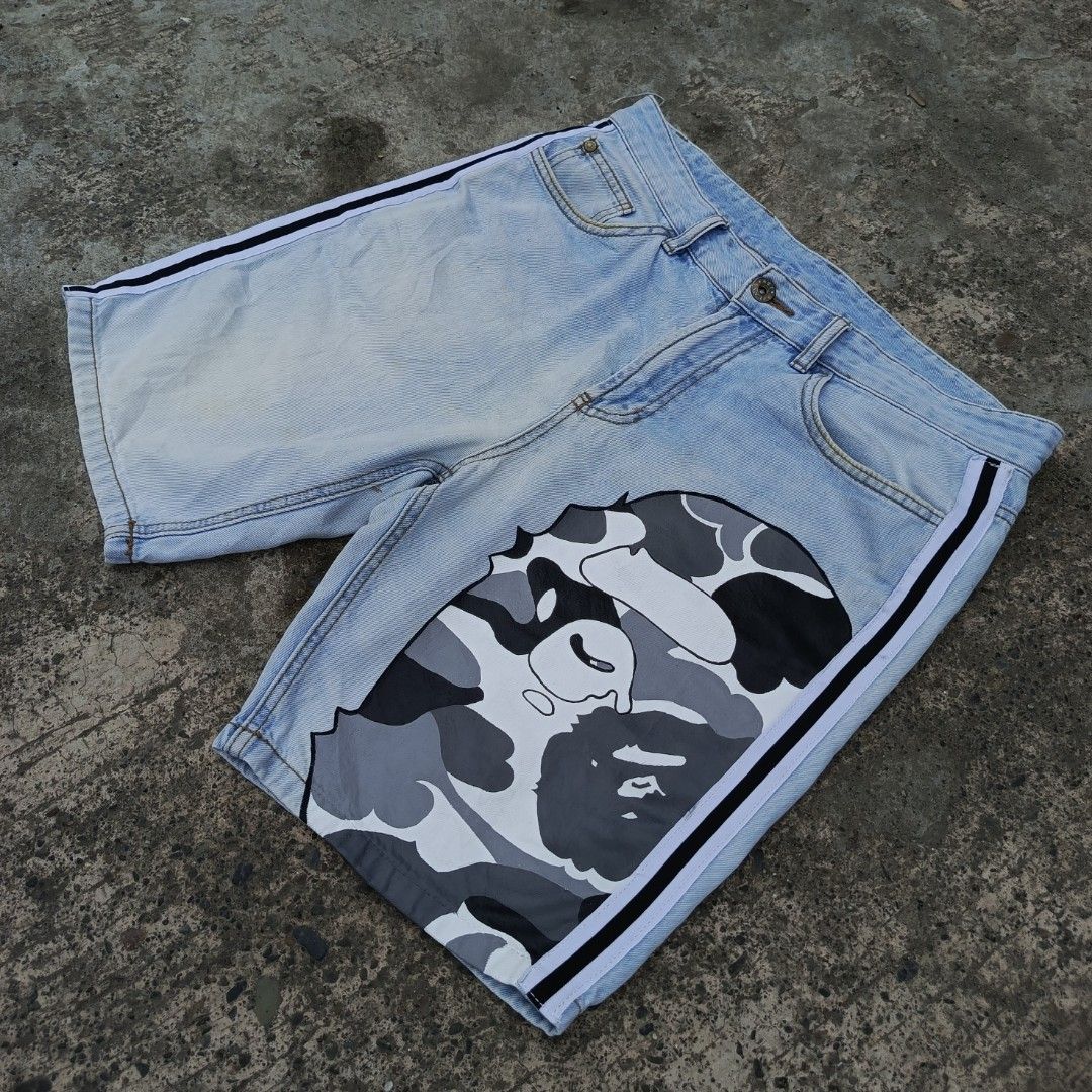 Customize Bape Jorts, Men's Fashion, Bottoms, Shorts on Carousell