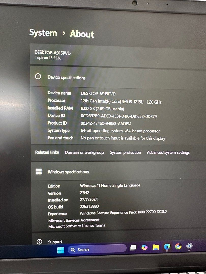 Dell Laptop (got receipt, under warranty), Computers & Tech, Laptops ...
