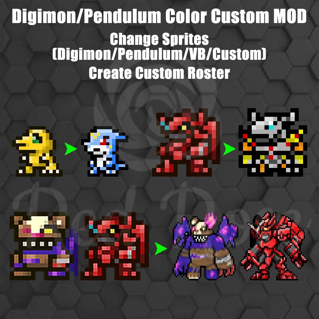 Digimon Pendulum Color Mod Service, Hobbies & Toys, Toys & Games on ...