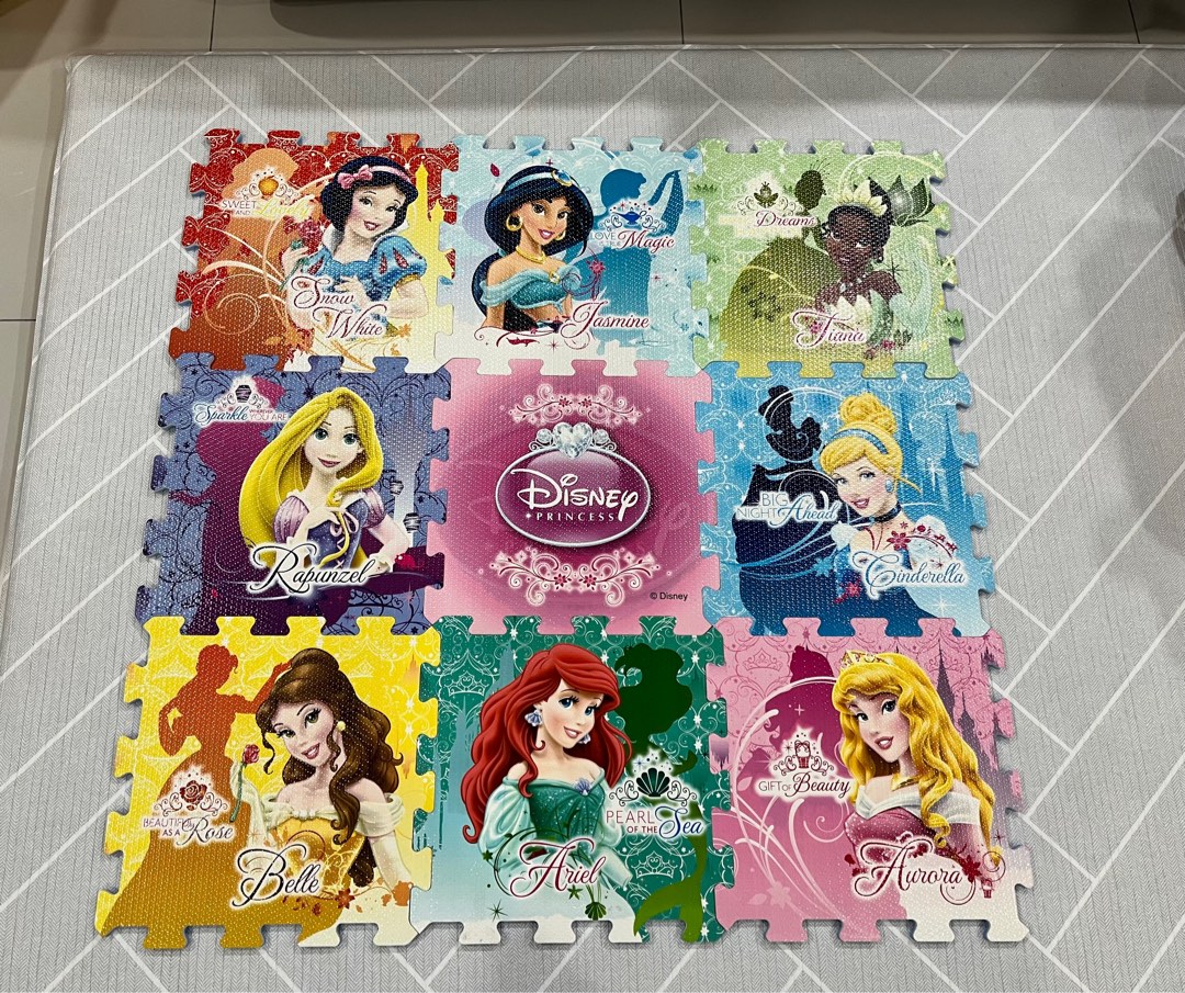 Disney princess jigsaw playmat, Babies & Kids, Baby Nursery & Kids ...