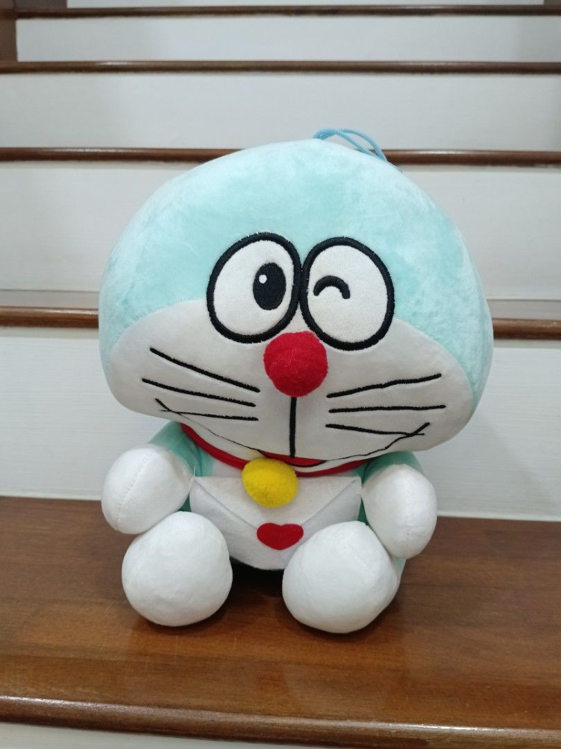 30 CM Doraemon pastel mint green valentine's day gift stuffed plush toy ...