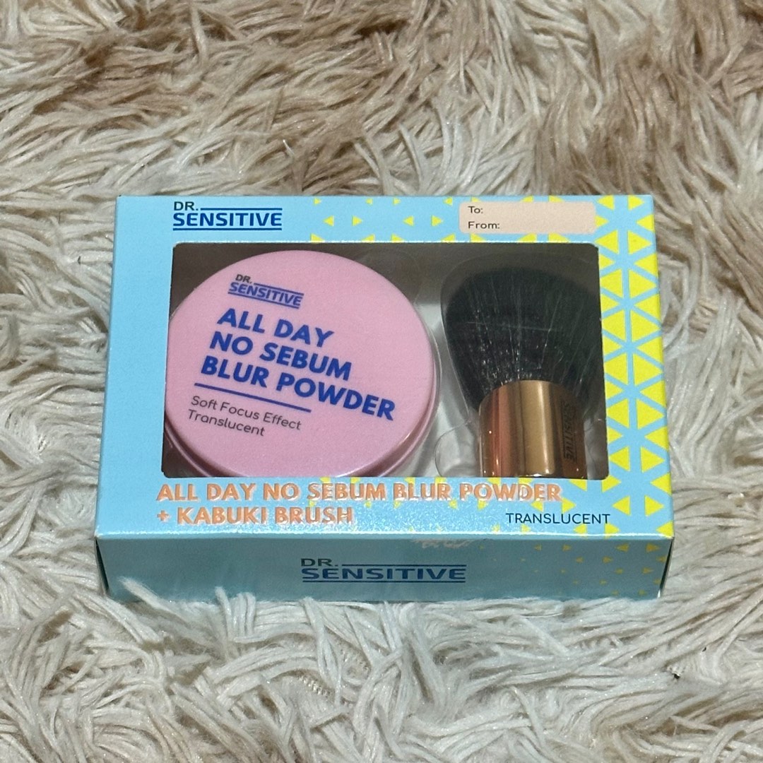 Dr. Sensitive All Day No Sebum Blur Powder - Translucent, Beauty ...