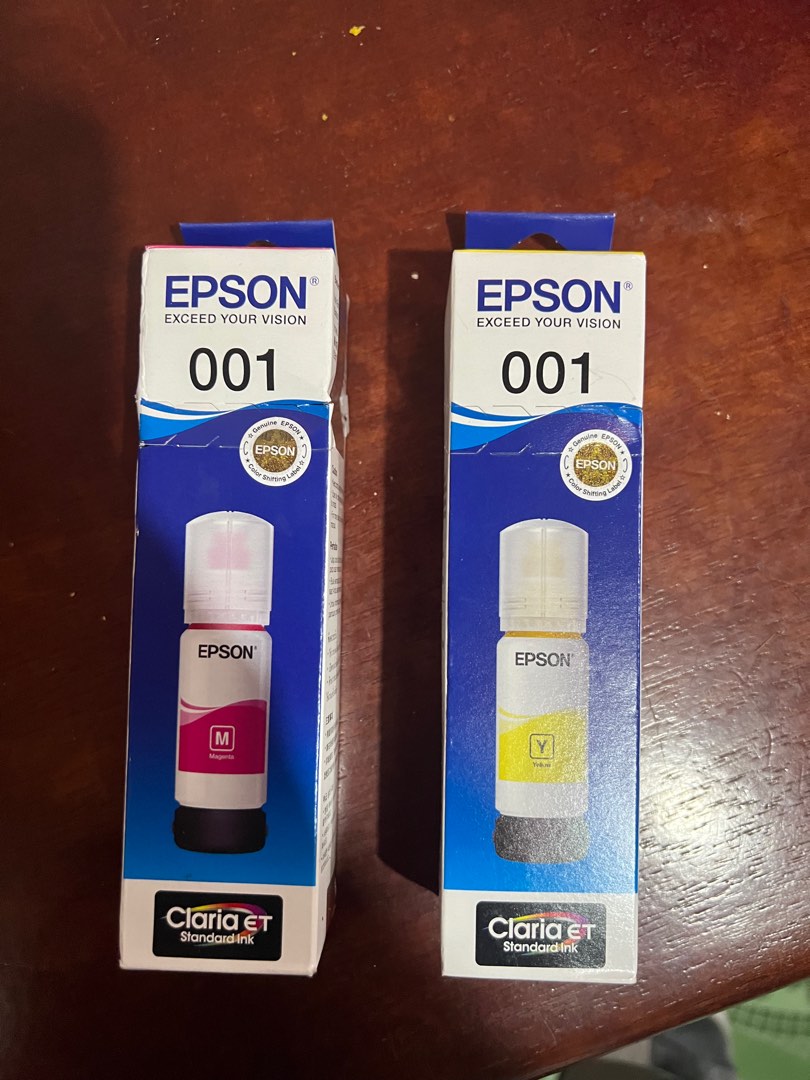 EPSON claria ET standard ink 001, Hobbies & Toys, Stationary & Craft ...