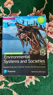 IB Environmental System and Societies SL Textbook (Pearson 2nd ...