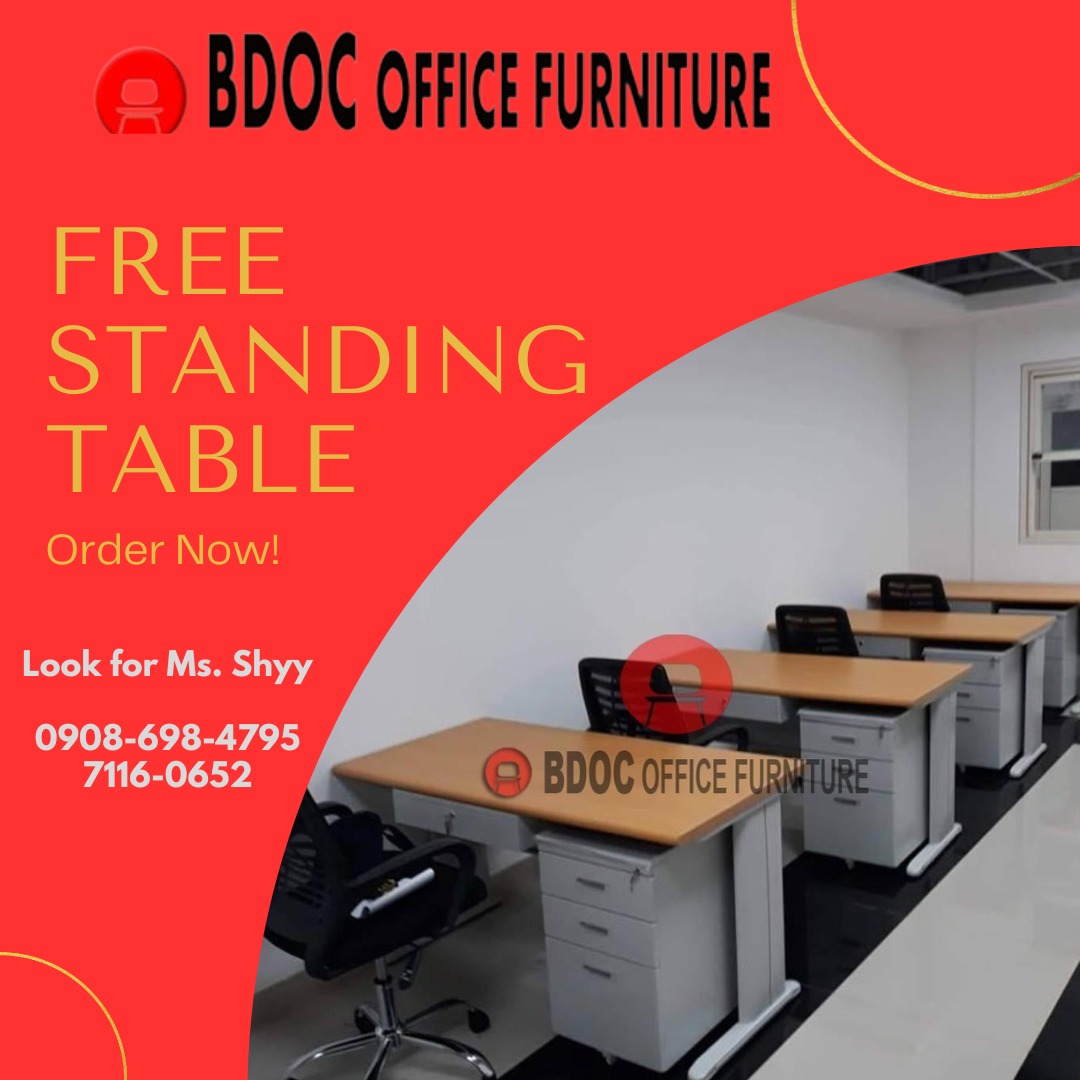 Free Standing Office Table / Customized Cabinet / School Chair ...