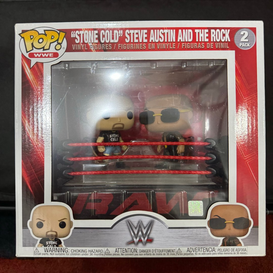 Funko Pop! WWE: Stone Cold vs The Rock, Hobbies & Toys, Toys & Games on ...
