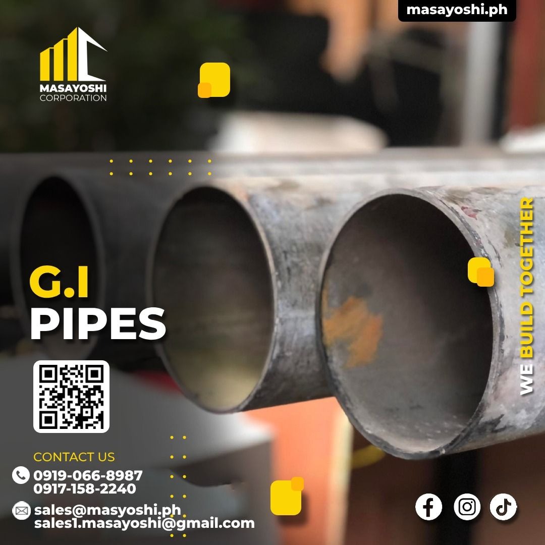 GI Pipes 2 1/2", Galvanized Iron Pipes Sched 20, G.I. Pipes, Steel Pipe ...