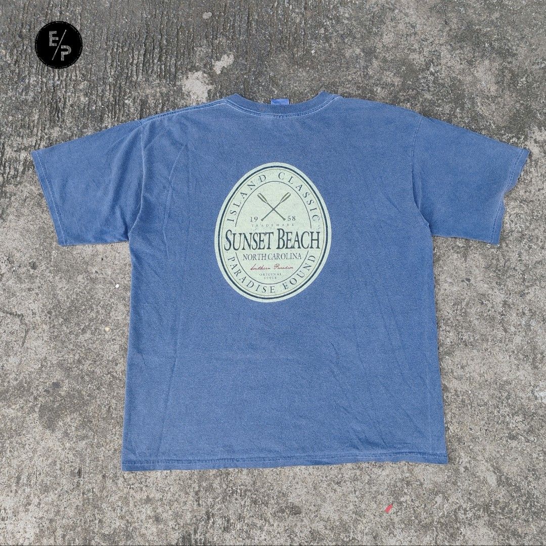 GILDAN SUNSET BEACH, Men's Fashion, Tops & Sets, Tshirts & Polo Shirts ...