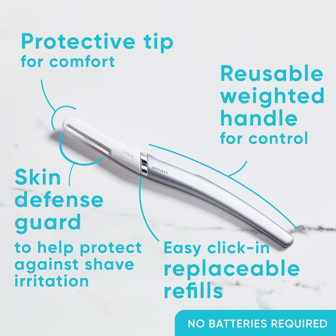 Gillette Venus Dermaplaning Tool - 1 Handle + 2 Blade Refills ...