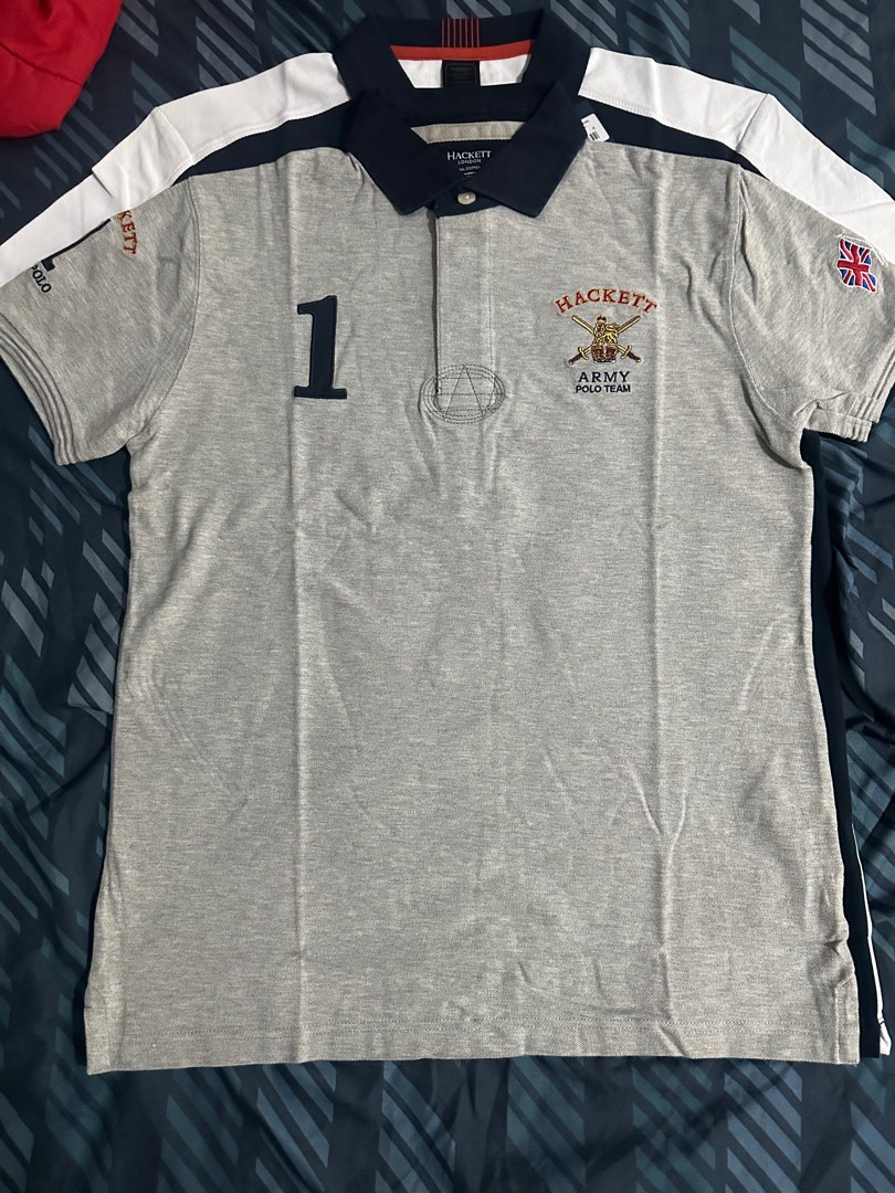 Hackett British Army Team Polo, Men's Fashion, Tops & Sets, Tshirts ...