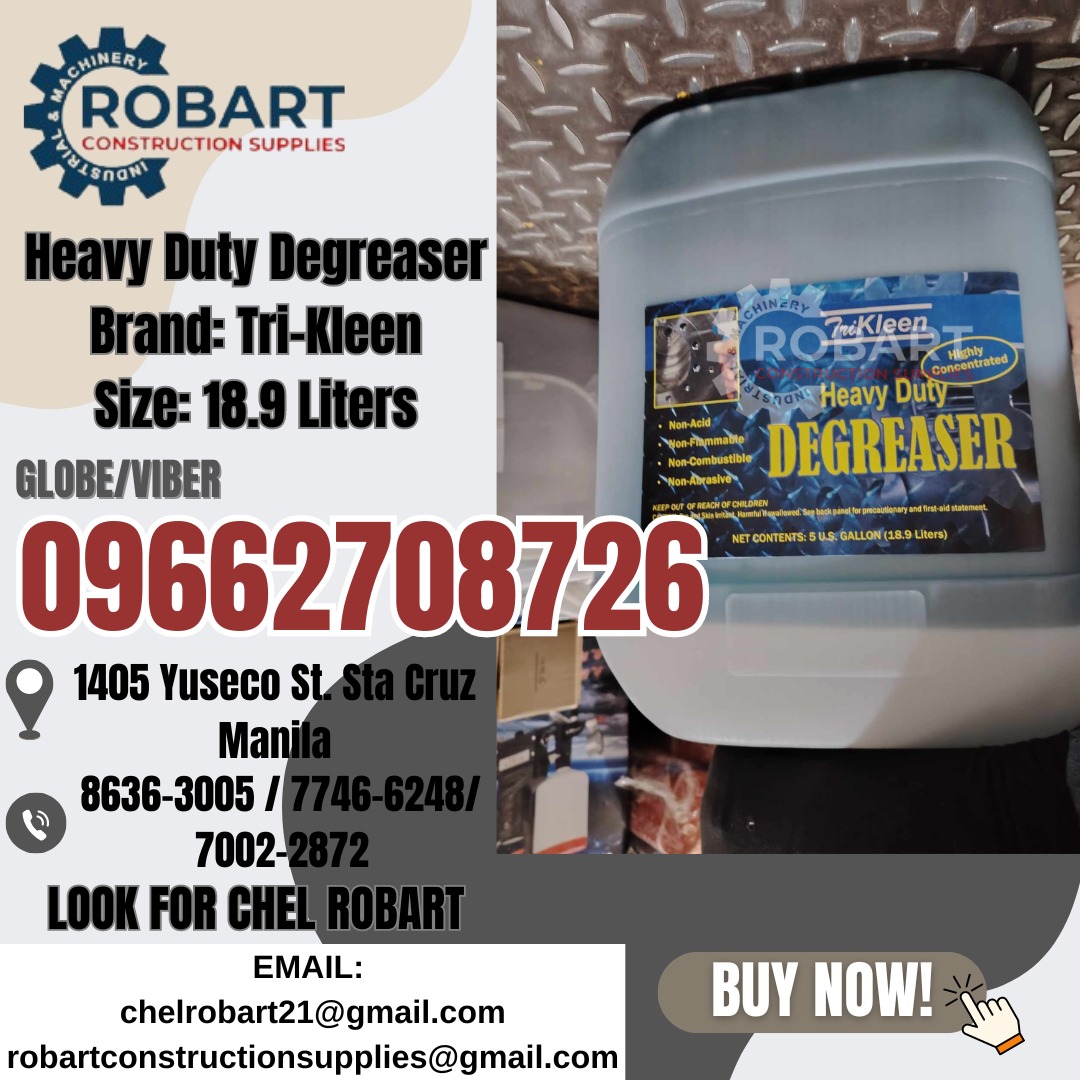 HEAVY DUTY DEGREASER, Commercial & Industrial, Construction Tools ...
