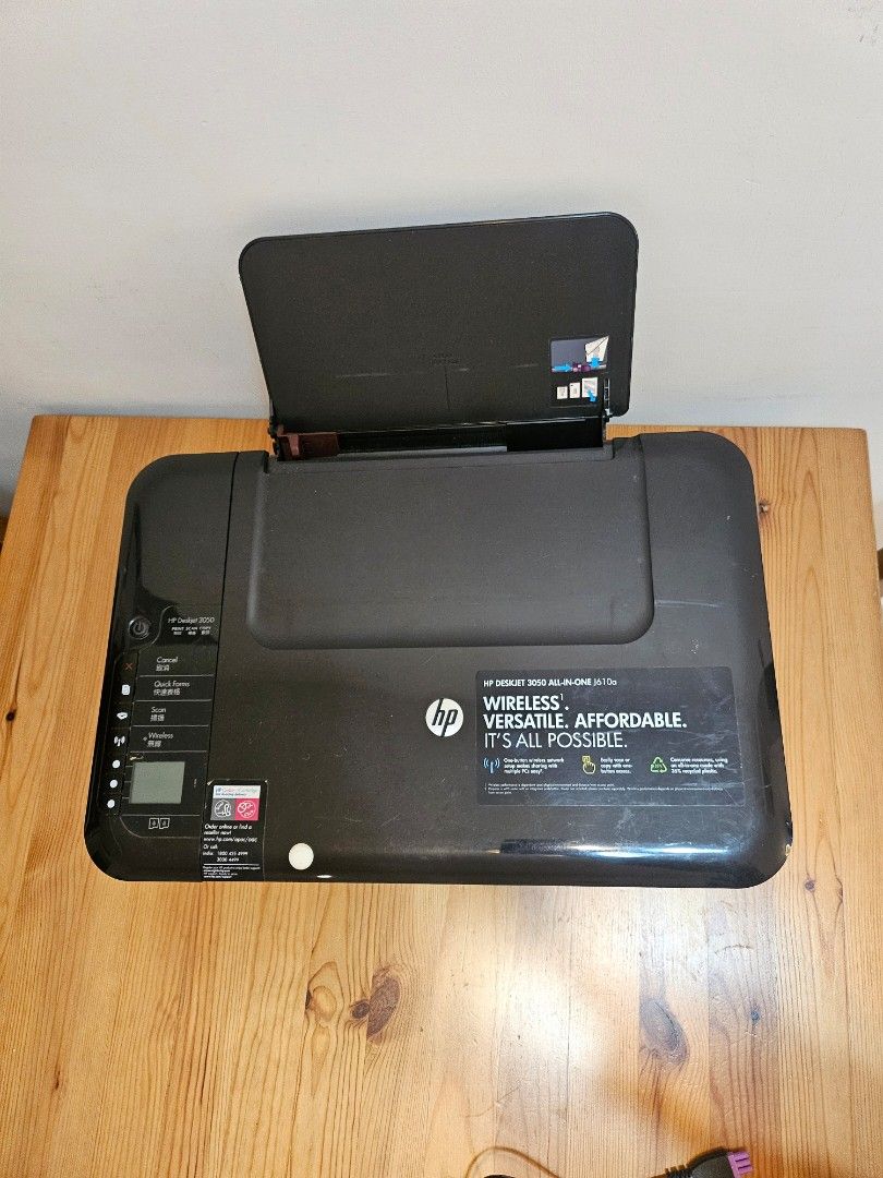 HP DESKJET 3050 ALL-IN-ONE j610a, 電腦＆科技, 打印機及影印機 - Carousell
