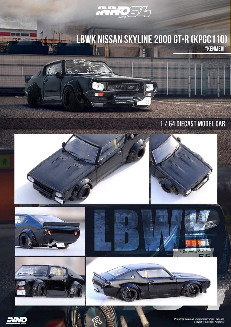 ⭐INNO64 PO⭐ LBWK F40 | LBWK 308 GTB | NISSAN SILVIA (S14) BOSS "ROCKET ...