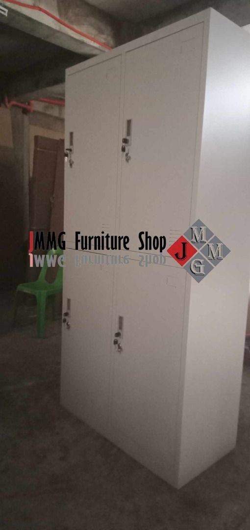 JMMG 4 DOOR STEEL LOCKER CABINET, Furniture & Home Living, Office ...