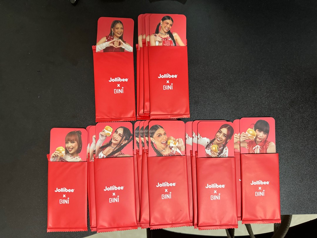 Jollibee BINI Photocard, Hobbies & Toys, Memorabilia & Collectibles, K ...