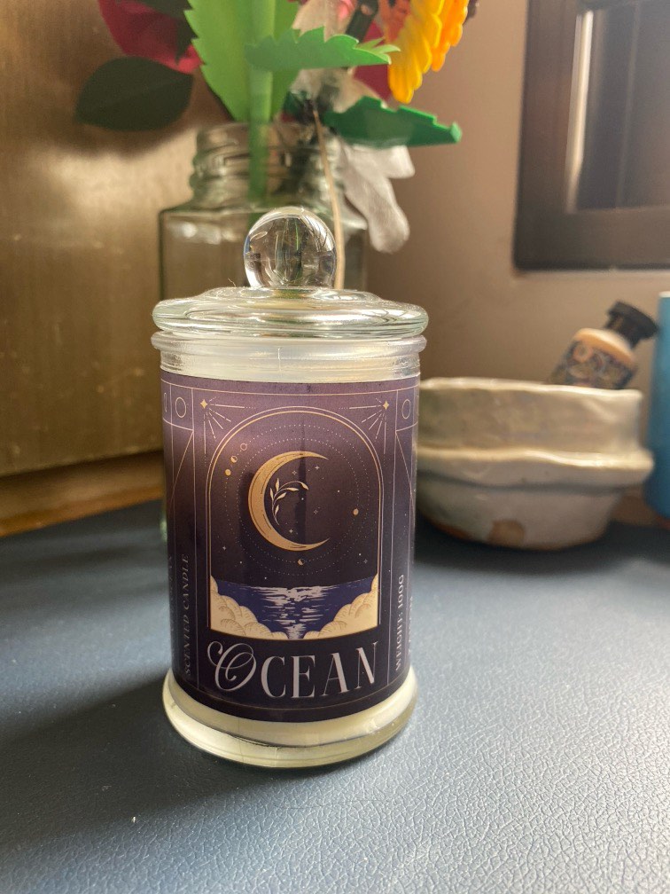 KAISON Ocean Scented Candle, Furniture & Home Living, Home Fragrance on ...
