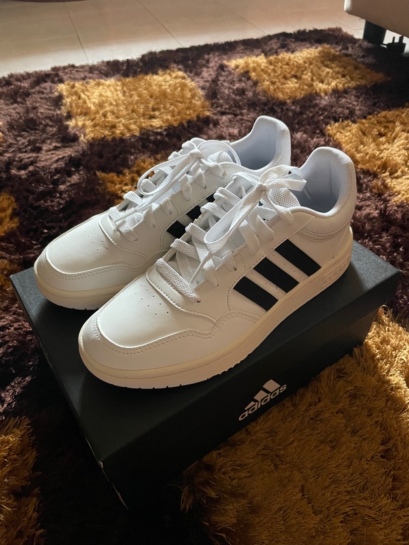 Kasut Adidas Hoops 3.0 Low Classic Vintage Shoes, Men's Fashion ...