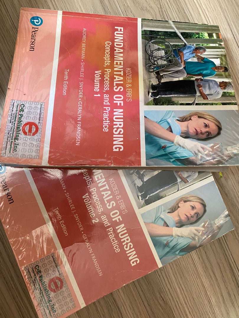 Kosier & Erbs Fundamentals of Nursing vol 1&2, Hobbies & Toys, Books ...