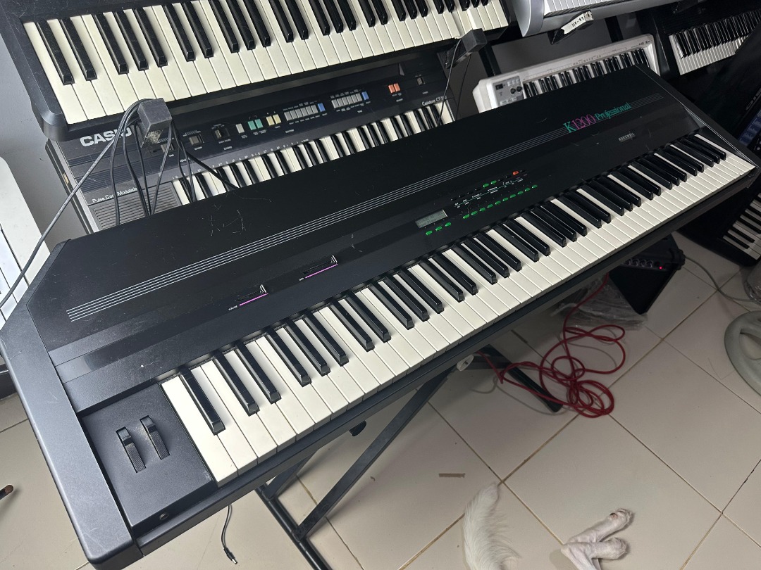 Kurzweil K1200 Digital Synthesizer 88 Keys Weighted - No Built-in ...