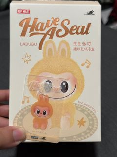 POPMART LABUBU V2 Have A Seat ( BABA), Hobbies & Toys, Toys & Games on ...
