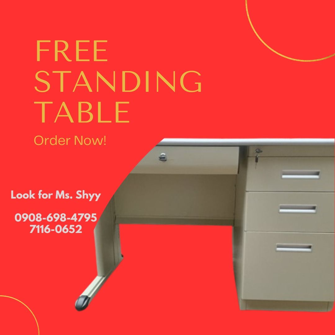 Lateral Filing Drawer / Office Table / Executive Table / Clerical Chair ...