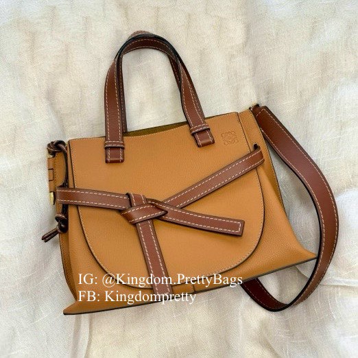 Loewe Gate Tote in Tan Ribbon Laptop Work Bag Pre-order, Luxury, Bags ...