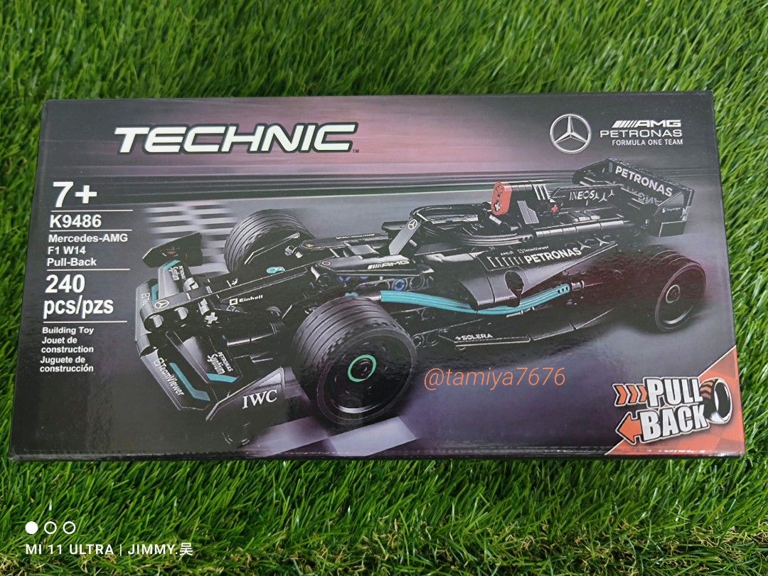 Mercedes AMG F1 W14 E Performance Pull-back Technic Formula 1 bricks ...