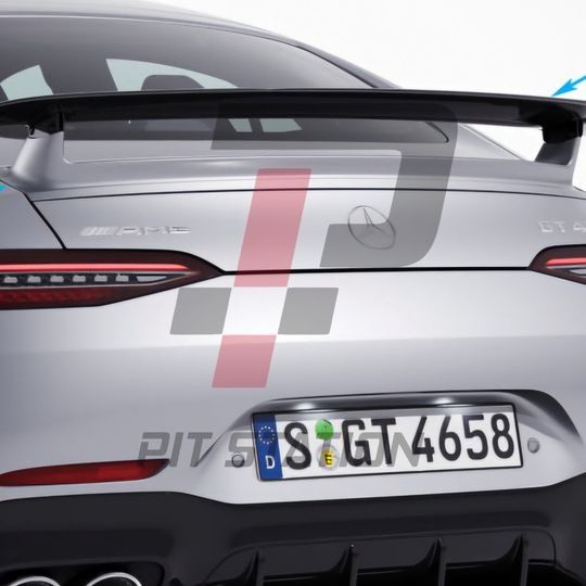 Mercedes Benz X290 AMG GT Retrofit GT63 Black AMG Rear Wing Static ...