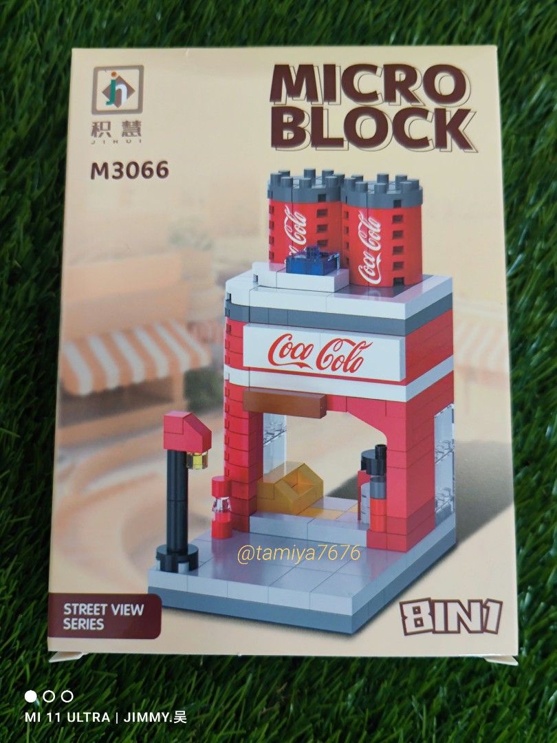 Micro Block Cola Building, Hobbies & Toys, Toys & Games on Carousell