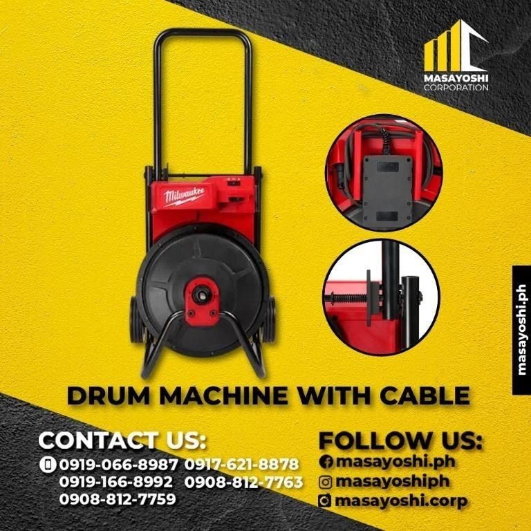 Milwaukee M18™ Drum Machine with 3/8" Cable | Drum Machine | Milwaukee ...