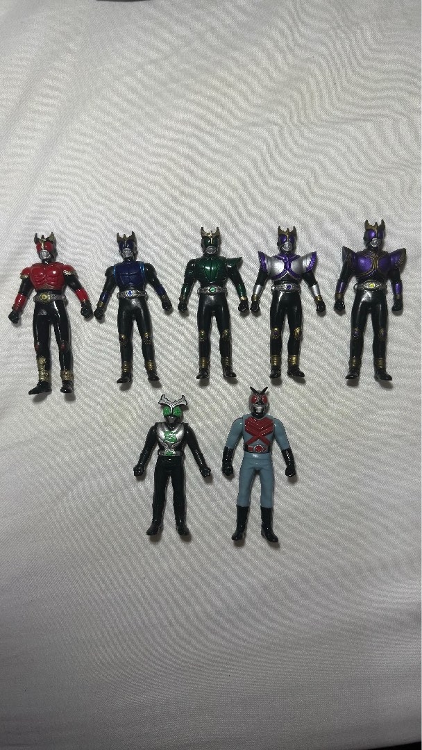 Mini Sofubi kuuga/showa set, Hobbies & Toys, Toys & Games on Carousell