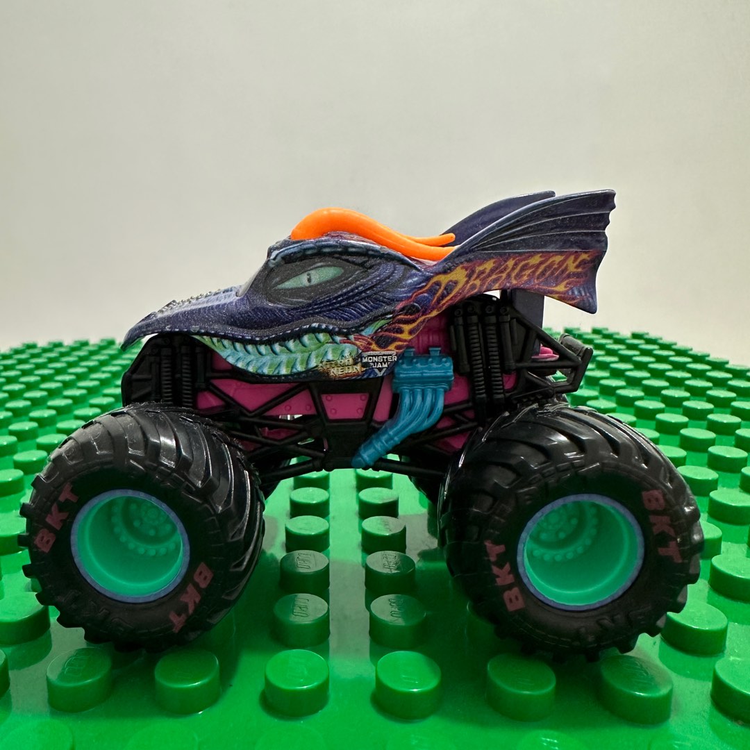 Monster Jam Rare Nitro Neon Dragonoid, Hobbies & Toys, Toys & Games on ...