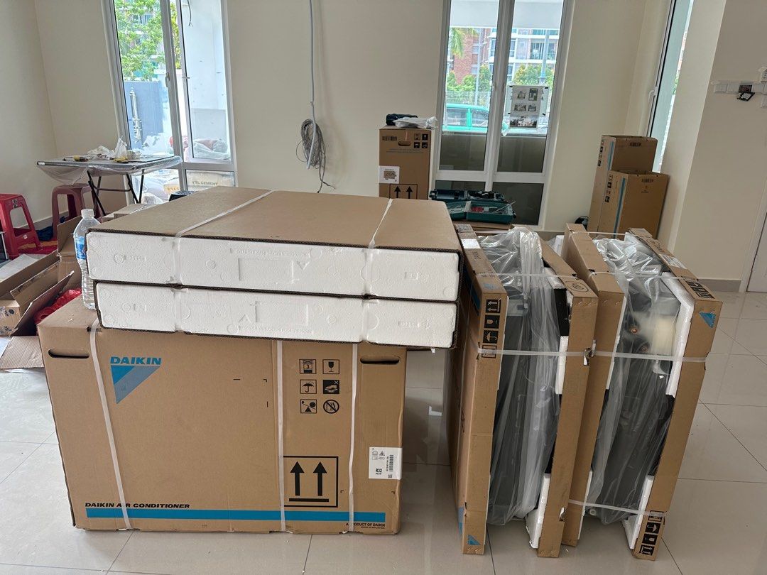 New aircond Acson Daikin Panasonic Midea Haier wall mounted ceiling ...