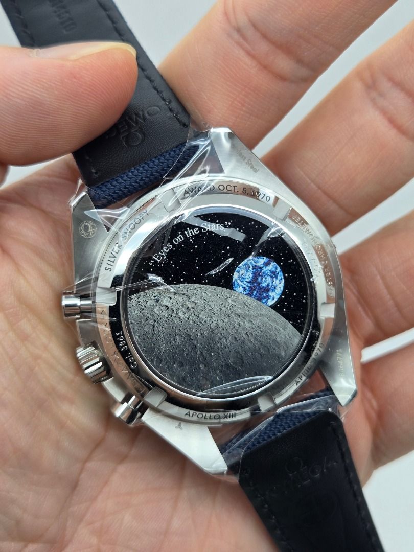 Omega Speedmaster Silver Snoopy 50th Anniversary Moonwatch 42mm, Luxury ...