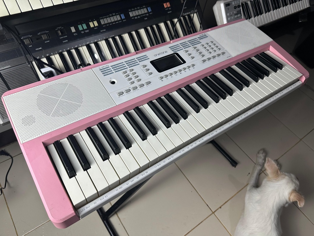 Onetone OTK-54N Portable Piano Keyboard Organ 54 Keys Semi Weighted ...